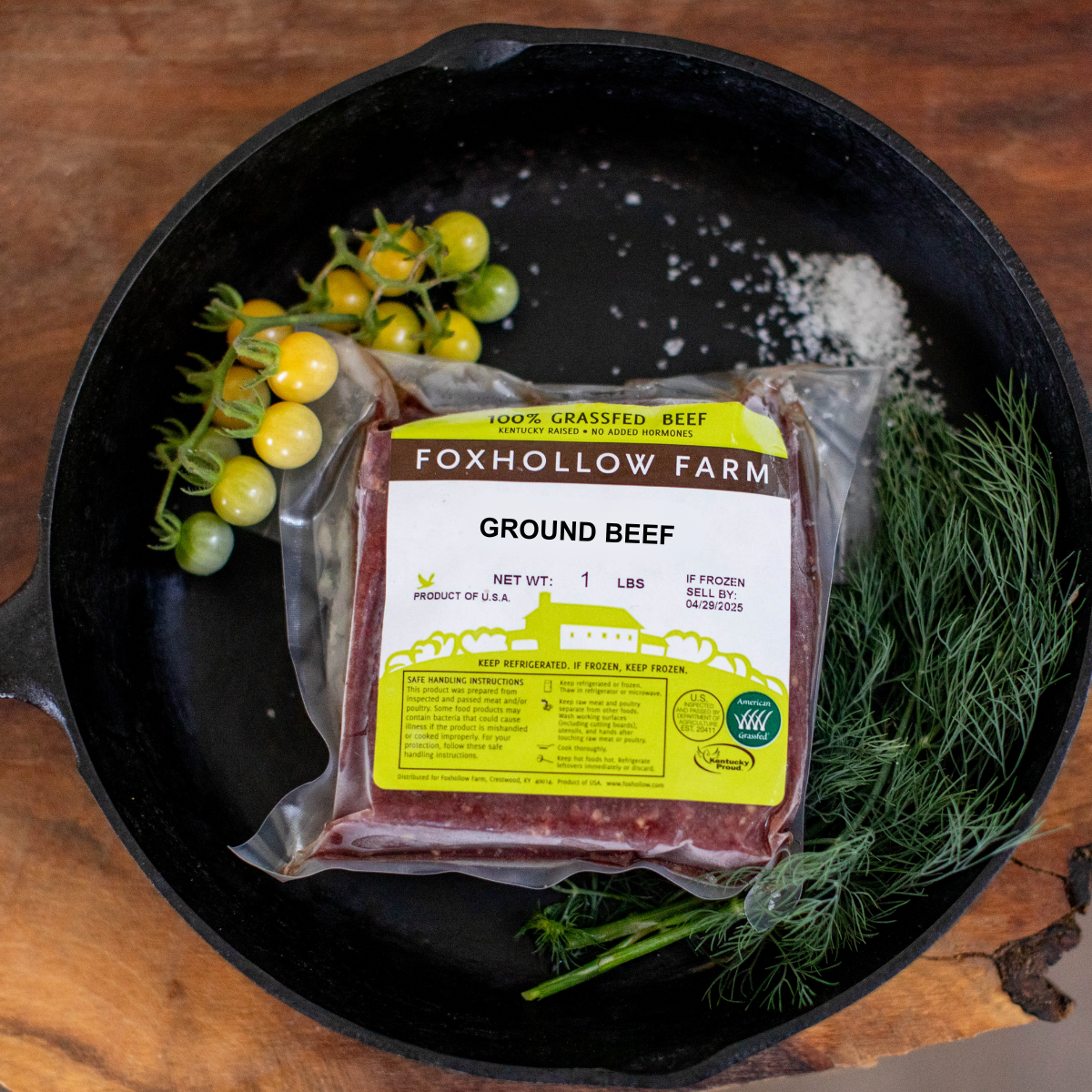 100% Grass-Fed Ground Beef | Foxhollow Farm